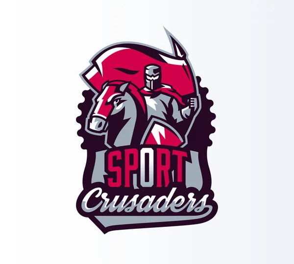 Crusaders Word Proud Knight Team Shirt Logo — Stock Vector © balanslava ...