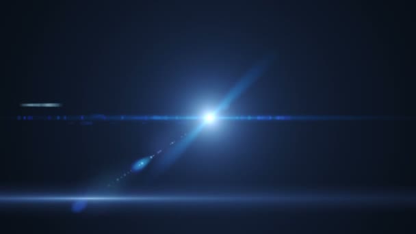 Anamorphic lens flare 3840x2160 4K, lights background . — Stock Video ...