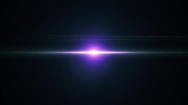 Anamorphic lens flare 3840x2160 4K, lights background . — Stock Video ...