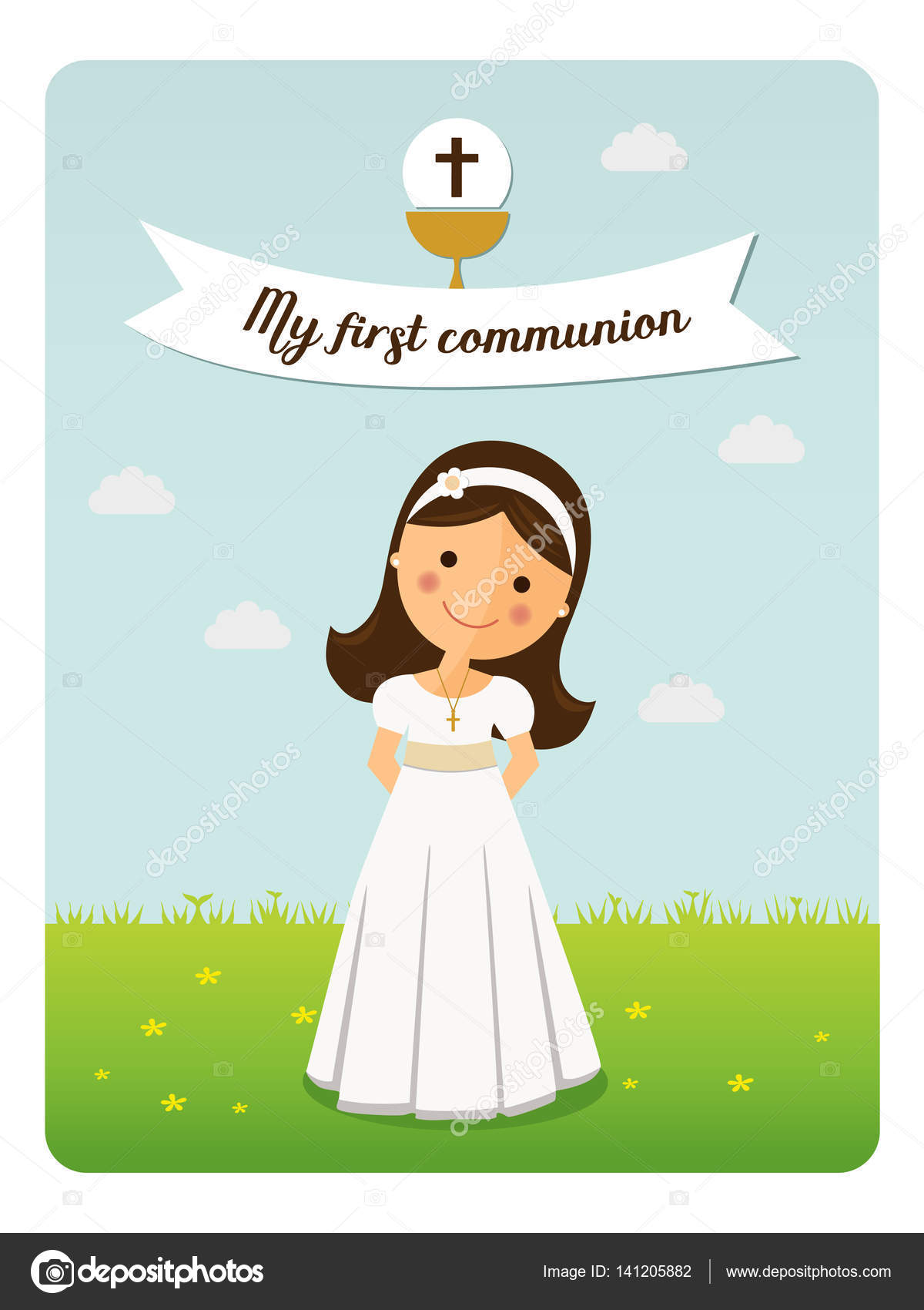 My first communion reminder Stock Vector by ©Imaagio 141205882