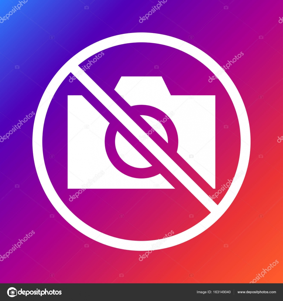No camera sign vector Stock Vector by ©defmorph1 163149040