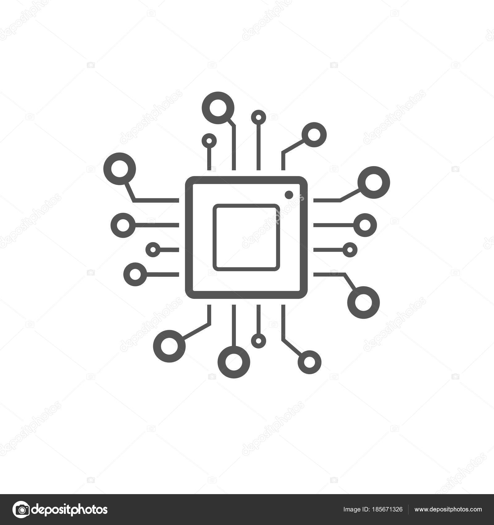 Cpu Icon Vector