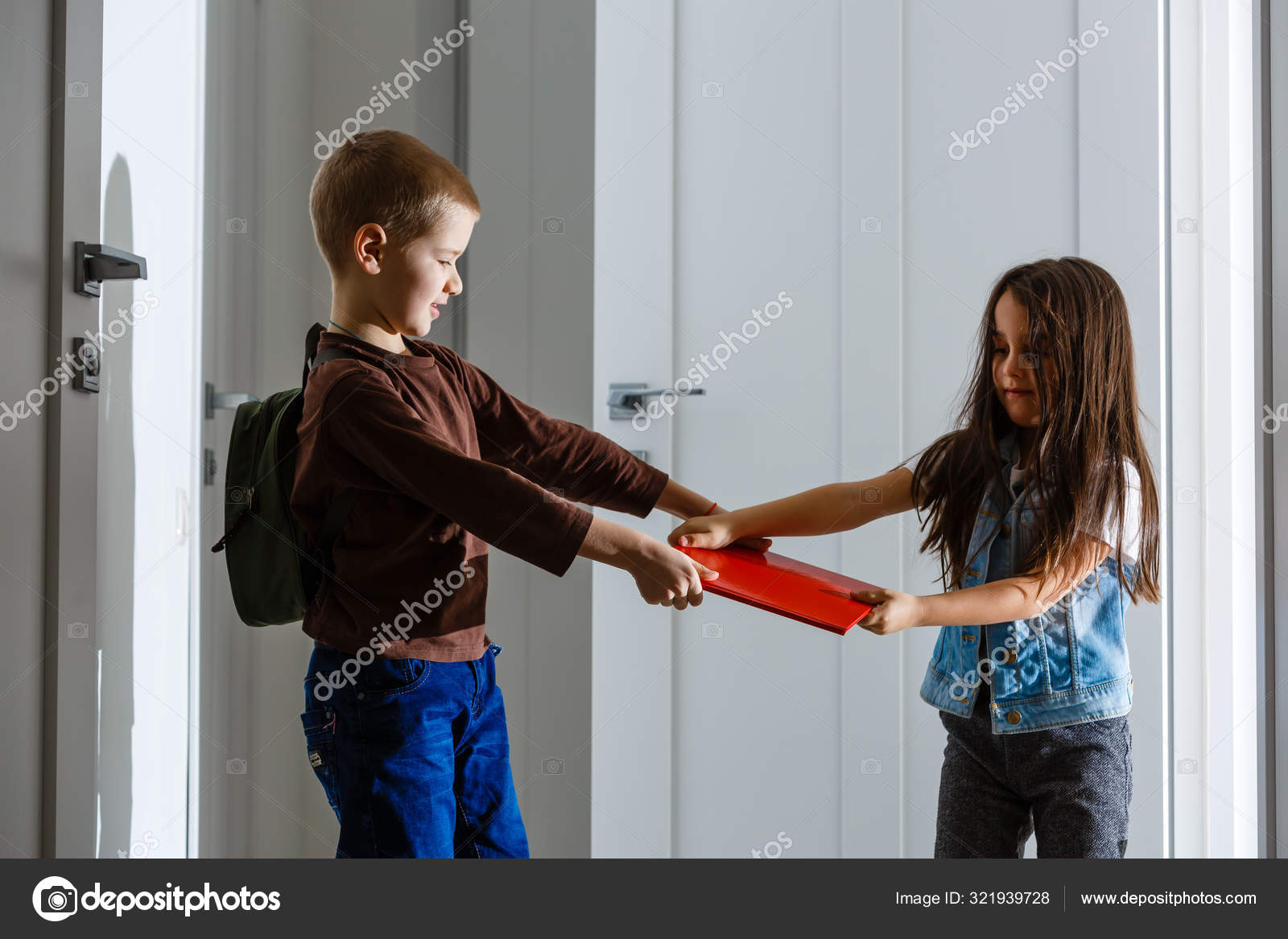 Children Bullying Classmate School — Stock Photo © sinenkiy #321939728