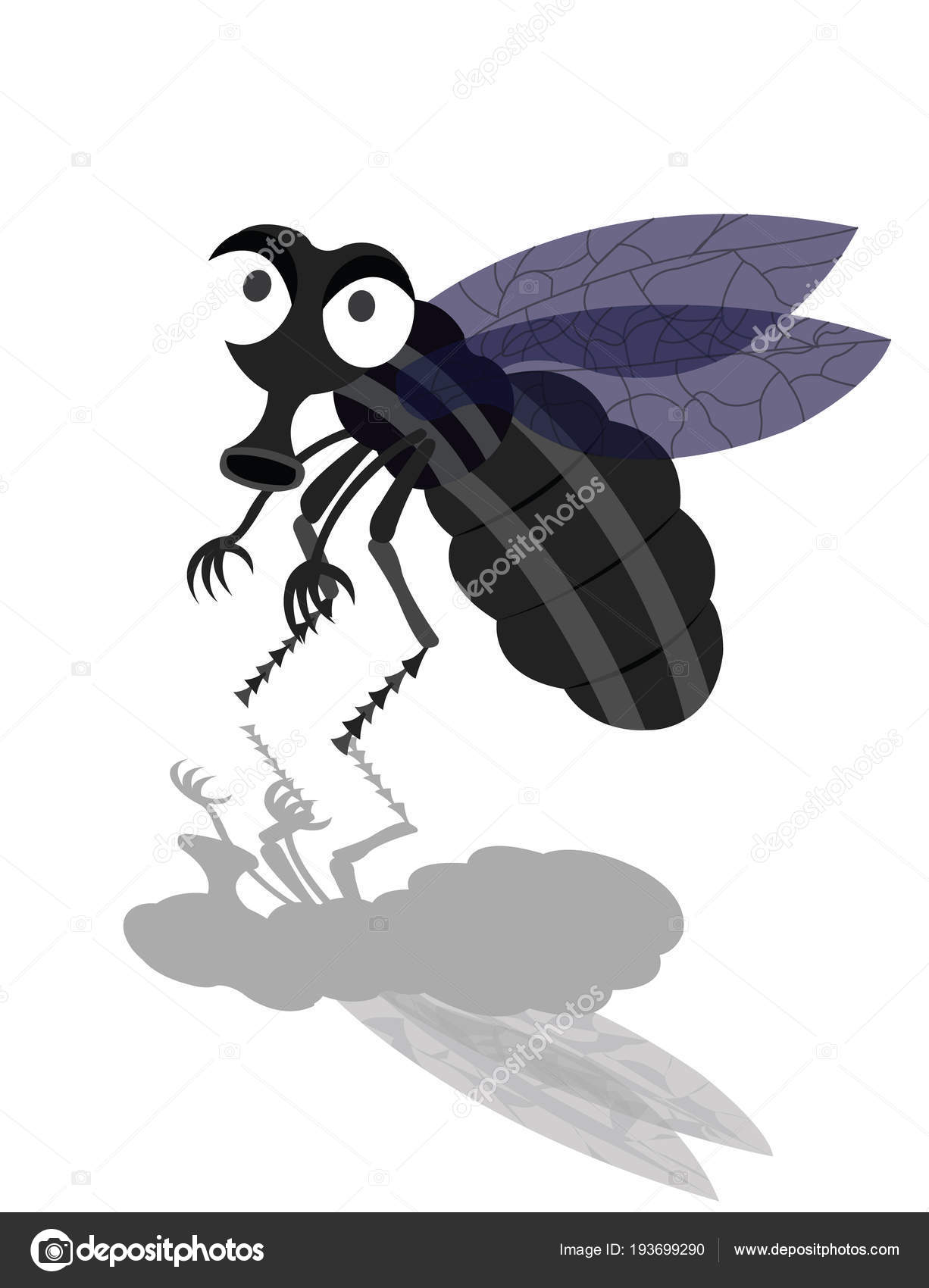 The Tsetse Fly Stock Vector Image by ©HenryNine #193699290
