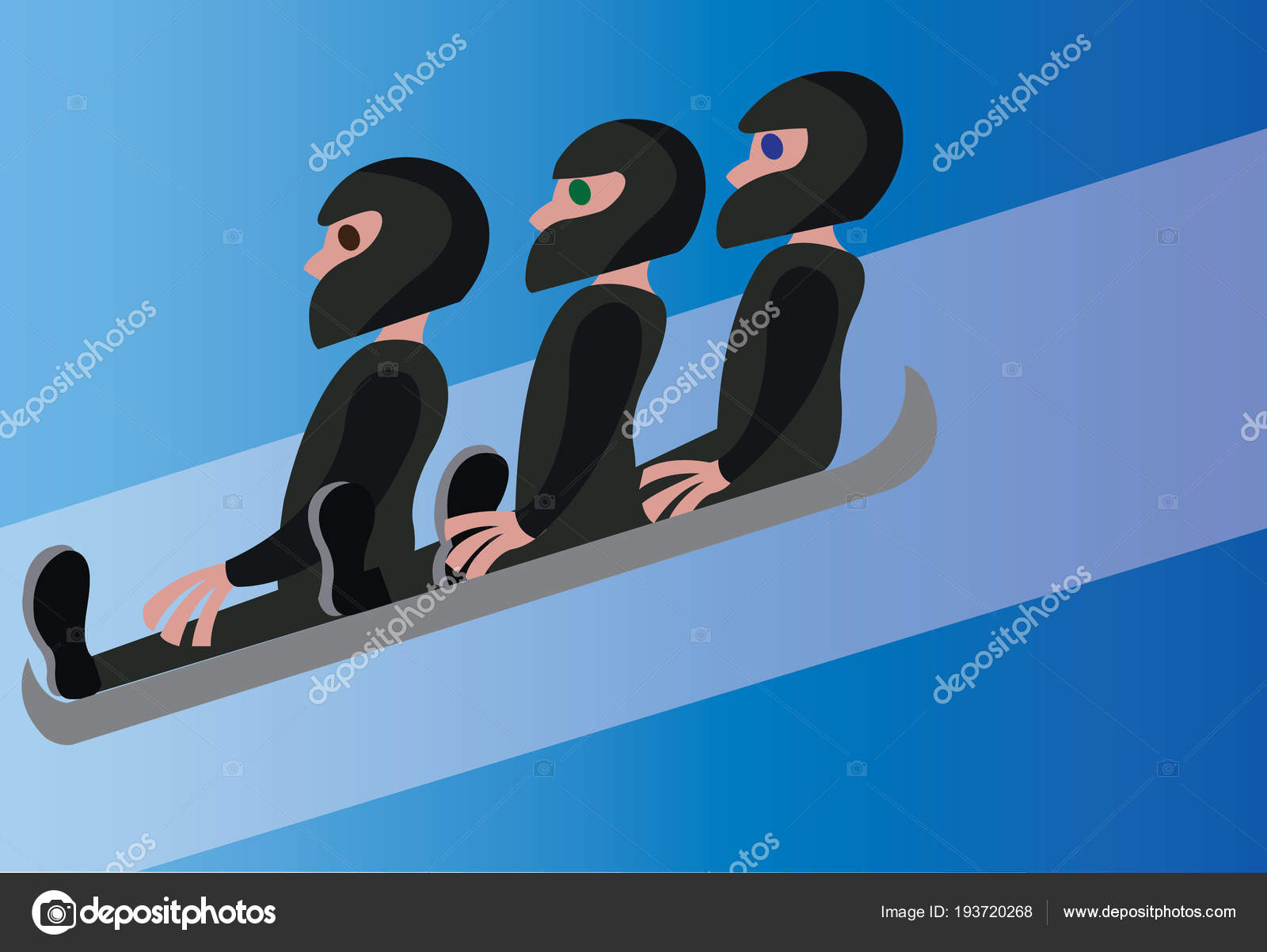 Wok Racing athletes Stock Vector Image by ©HenryNine #193720268