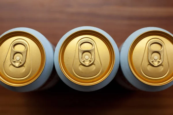 Three Beer Cans - Stock Image - Everypixel