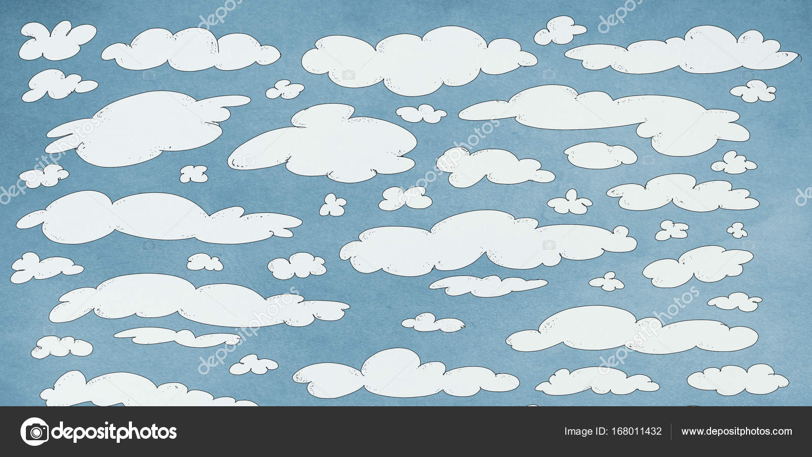 Clouds designed for vintage cloth — Stock Photo © silviagaudenzi #168011432