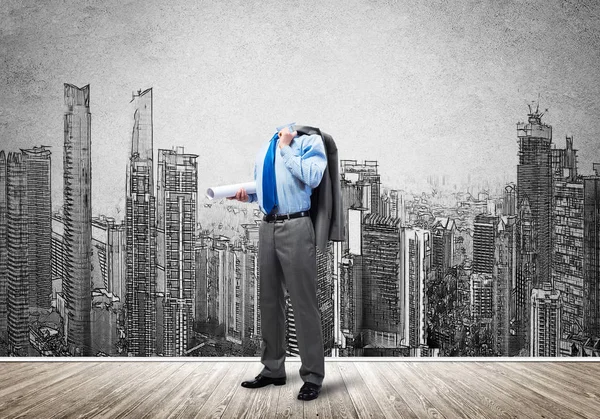 Headless engineer man Stock Photo by ©Khakimullin 138909812