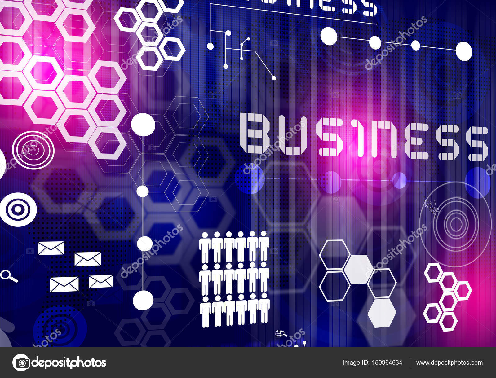 Digital business background Stock Photo by ©Khakimullin 150964634