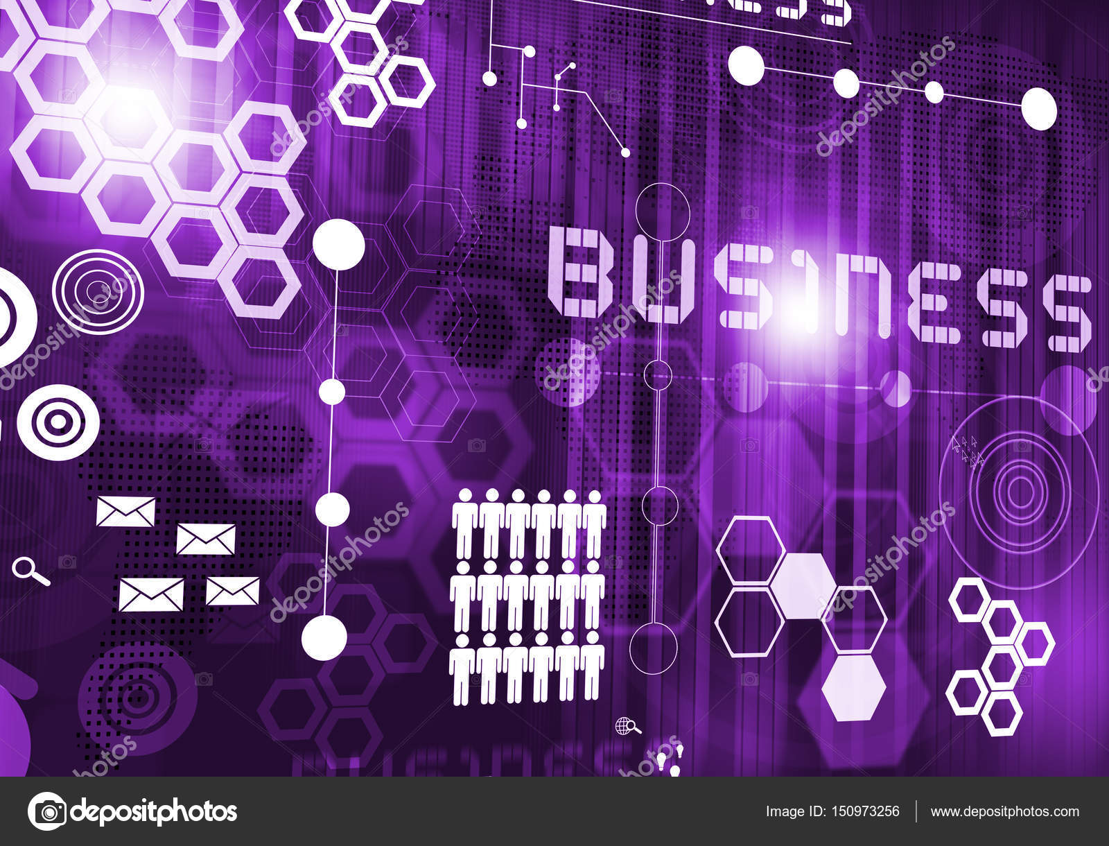 Digital business background Stock Photo by ©Khakimullin 150973256