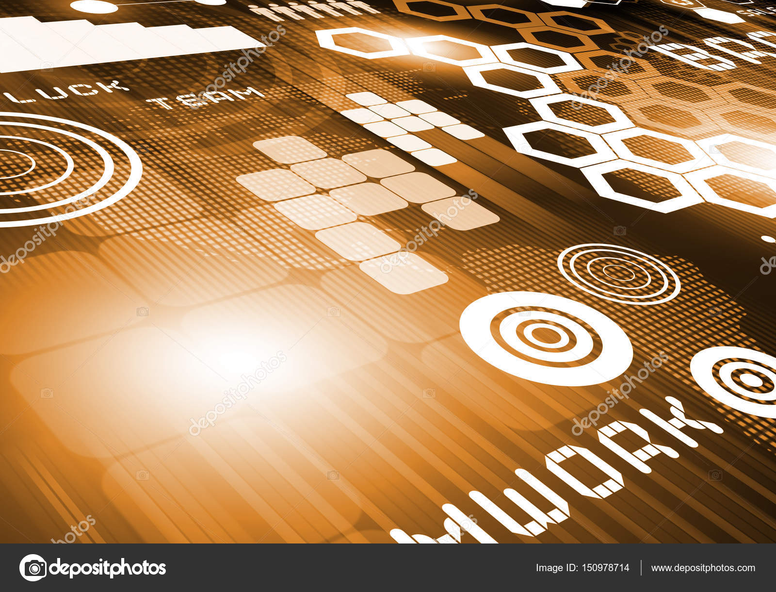 Digital business background Stock Photo by ©Khakimullin 150978714