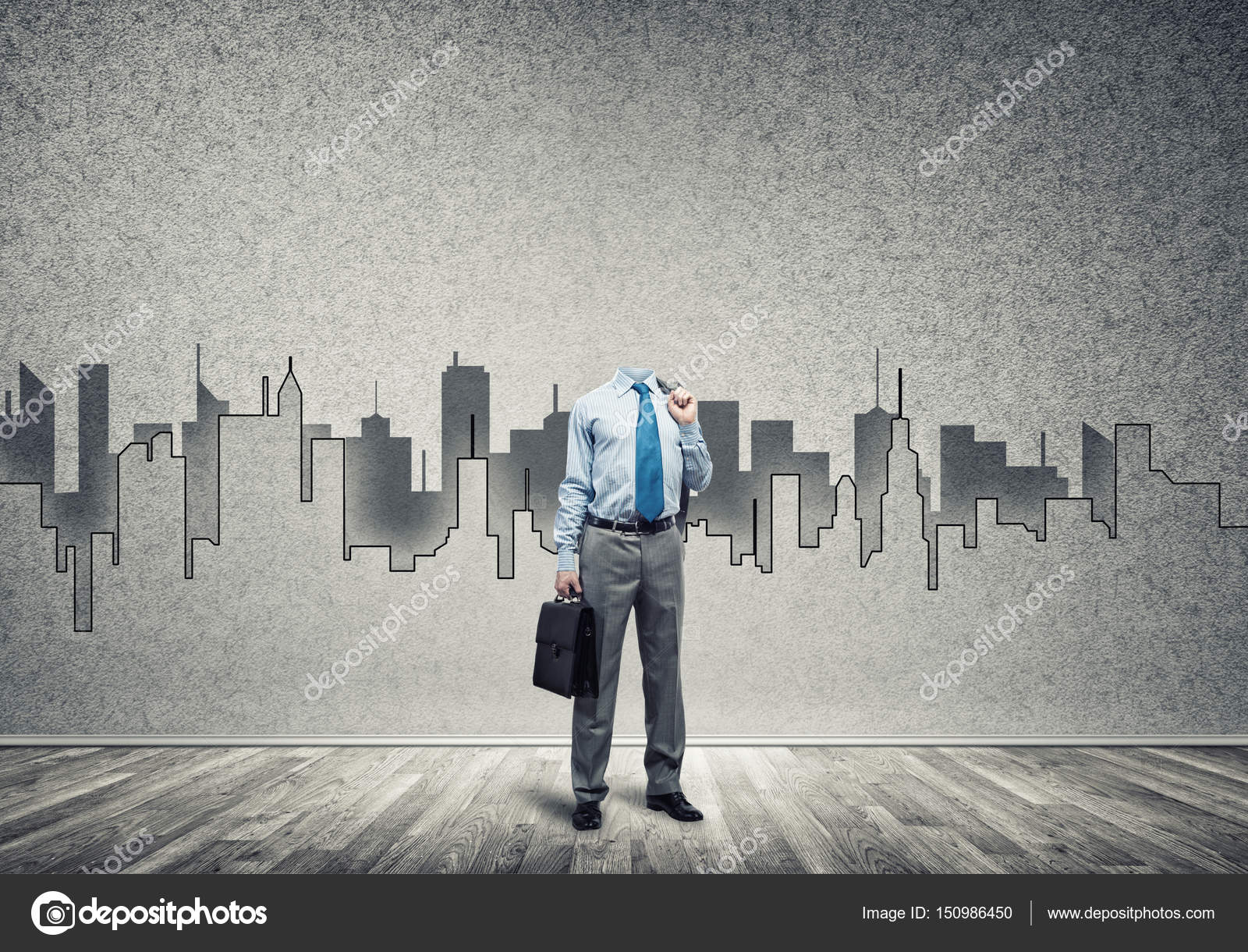 Headless engineer man — Stock Photo © Khakimullin #150986450