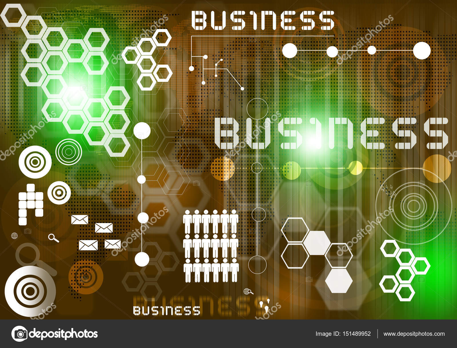 Digital business background Stock Photo by ©Khakimullin 151489952
