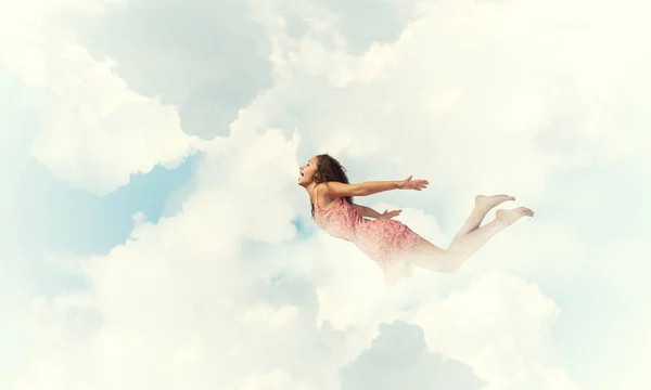 Mujer volando Stock Photos, Royalty Free Mujer volando Images ...