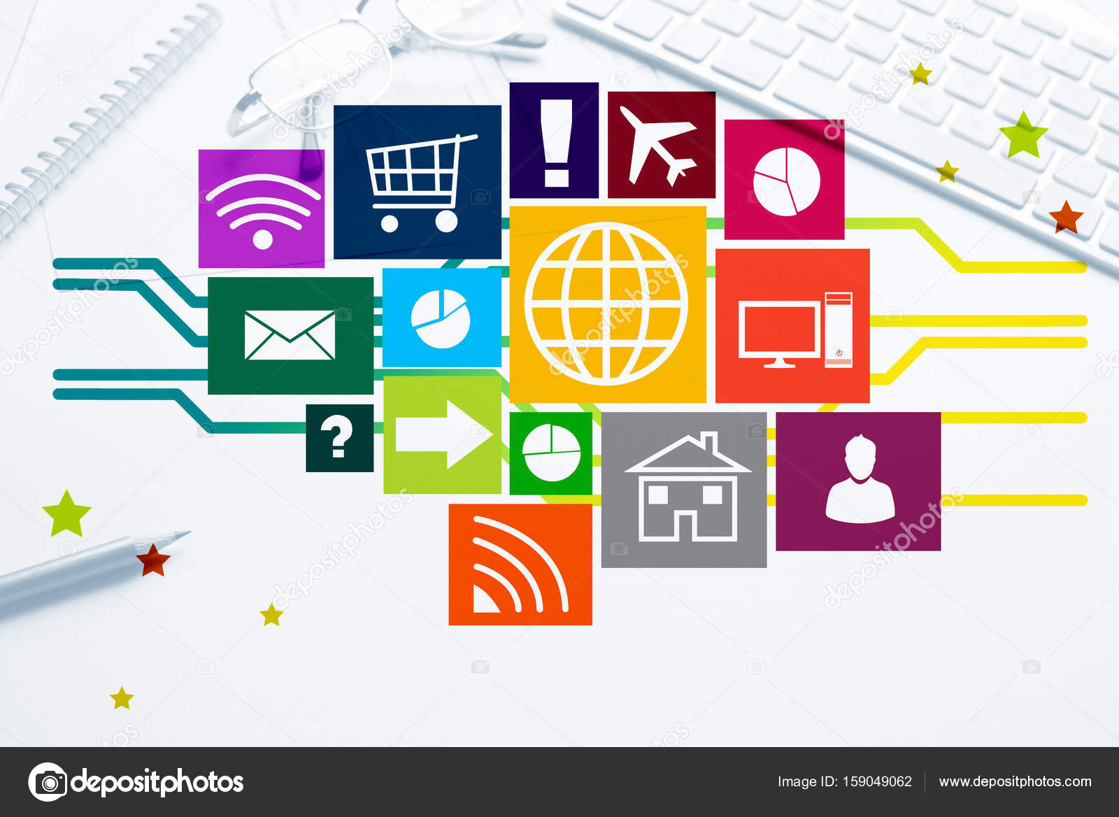 Set development icons Stock Photo by ©Khakimullin 159049062