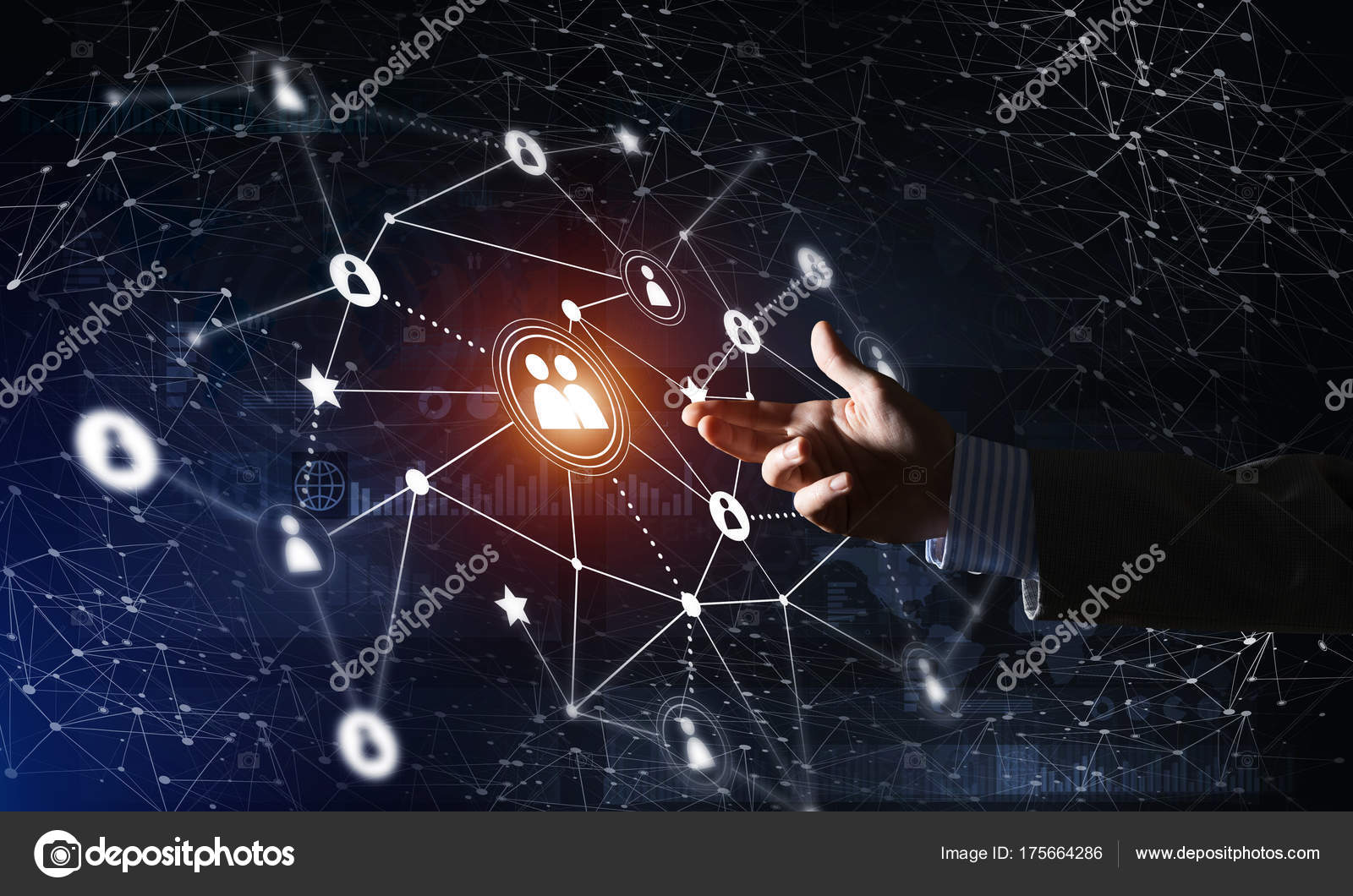 Modern Wireless Technologies Means Communication Networking Form ...