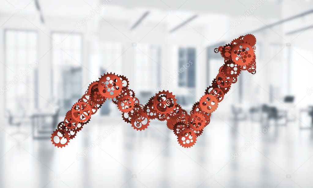 Gráfico de flecha creciente 2022