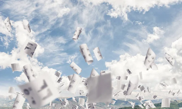 Flying documents Stock Photos, Royalty Free Flying documents Images ...