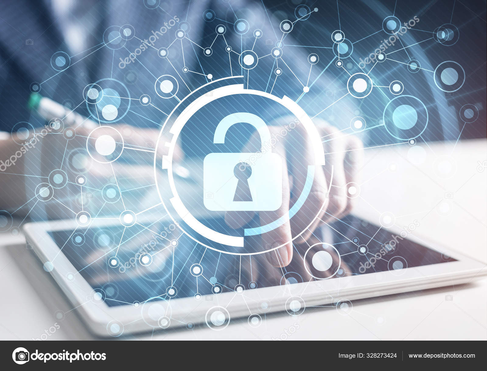 Computer Security Concept Information Technology Risk Management ...