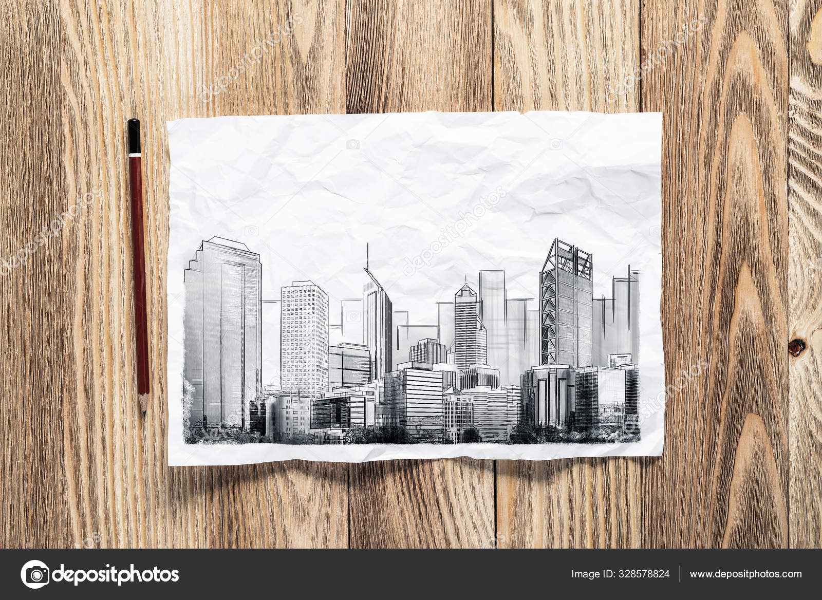 Skyscraper Drawings Pencil