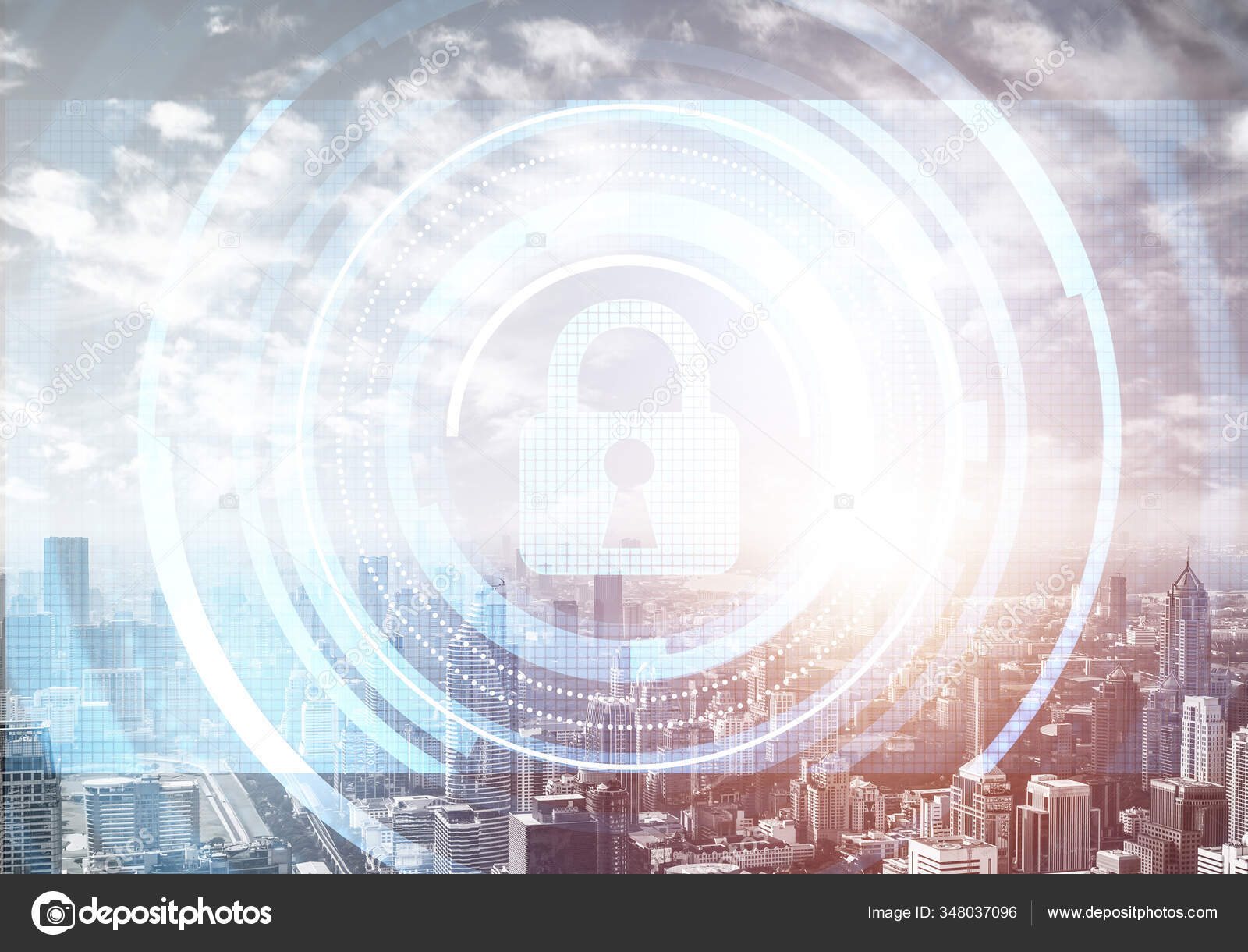 Cryptography Encryption Algorithm Concept Risk Management Professional Safeguarding Virtual ...