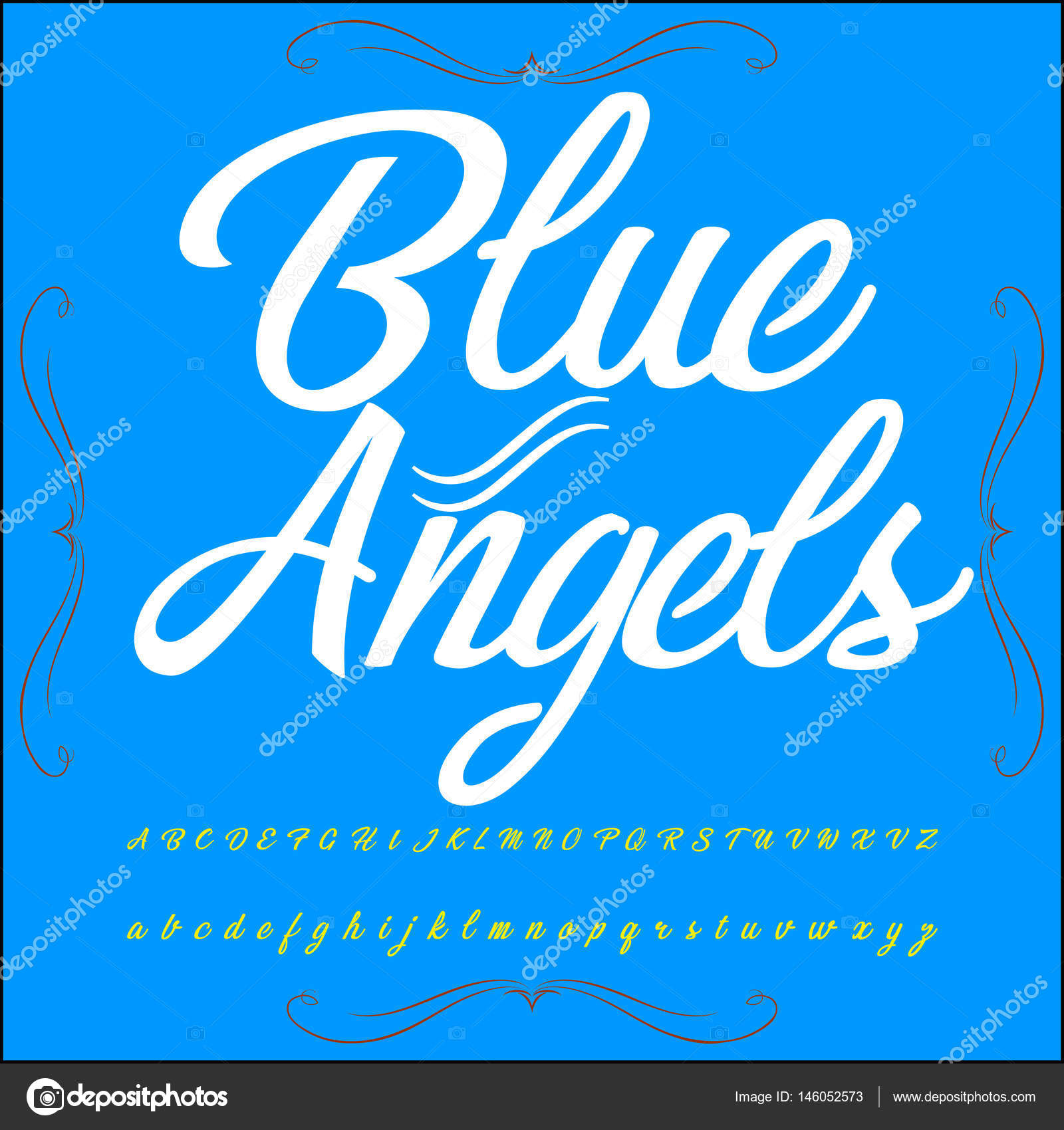 Blue Angels Logo Vector