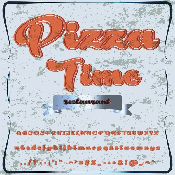 Original label typeface Stock Vector Image by ©antonantipov #169994344