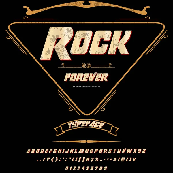 Font Script-Typeface rock forever vintage script font Tipo de letra ...