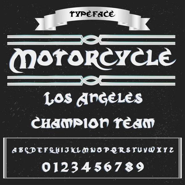 Retro Font set — Stock Vector © nrey_ad #92333492