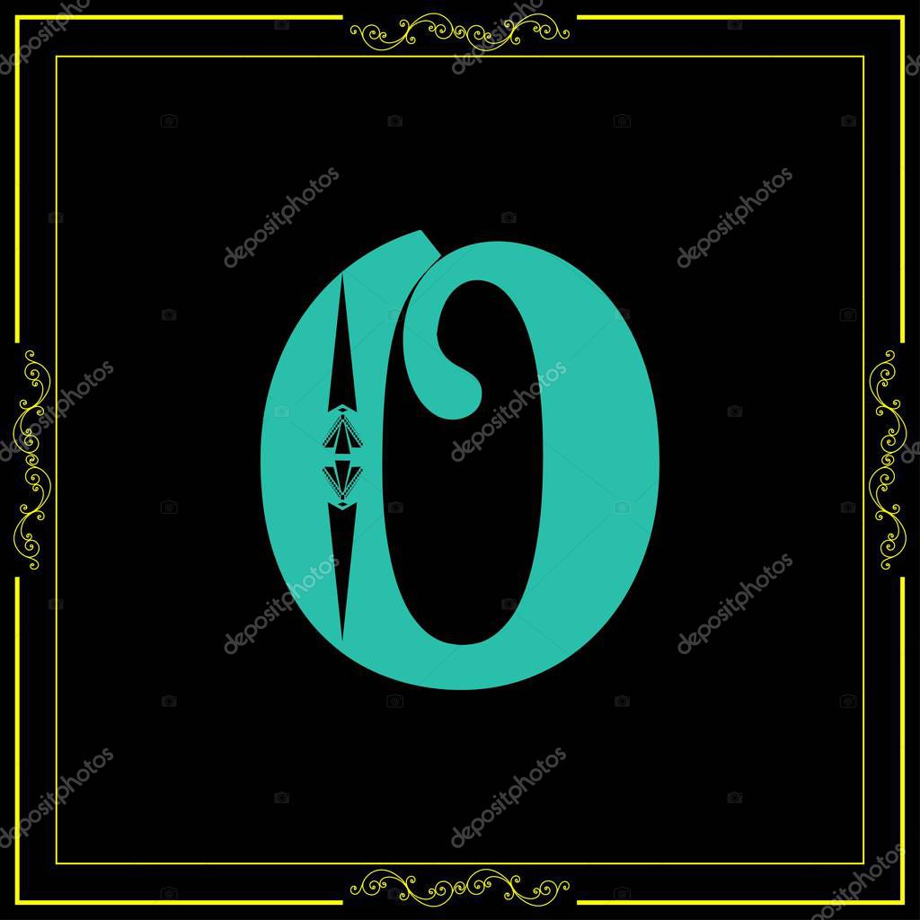 ont vector tipográfico del alfabeto 2025