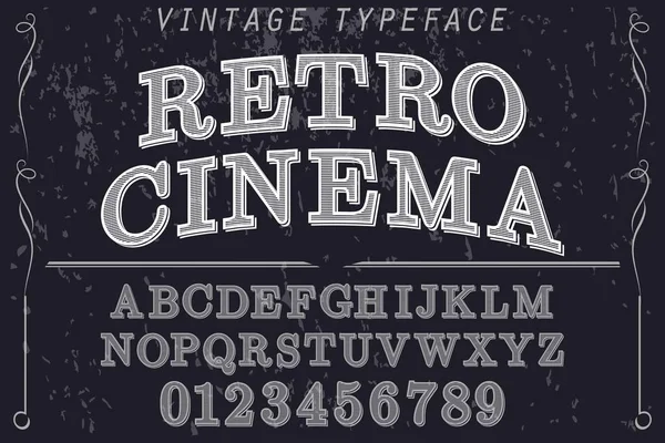 Vintage Font Handcrafted Vector Script Alphabet Design Handwritten ...