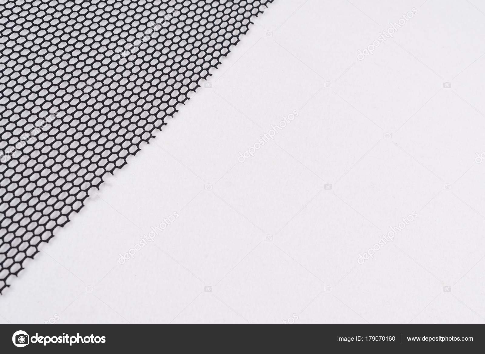 Abstract background black mesh cloth with small cells, texture ...