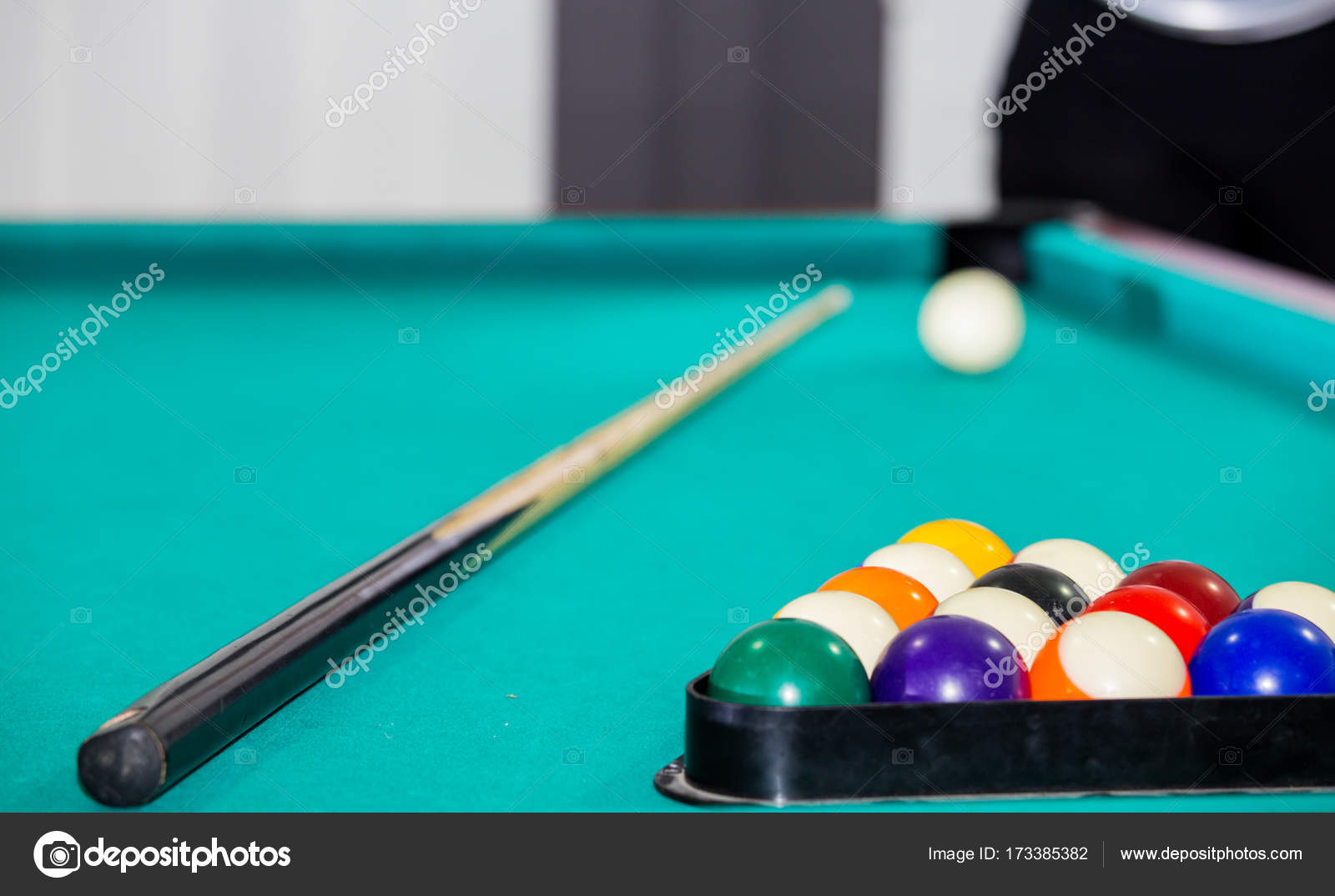 Sport, recreation, game, competition - Playing billiard. Billiar ...