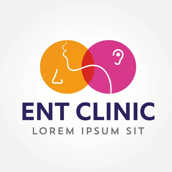 Vector: ent logo | ENT logo template. Head for ear, nose, throat doctor ...