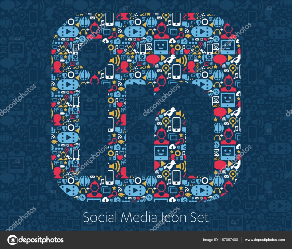 Linked In Social Media Icon — Stock Vector © designmaster81 #167067400