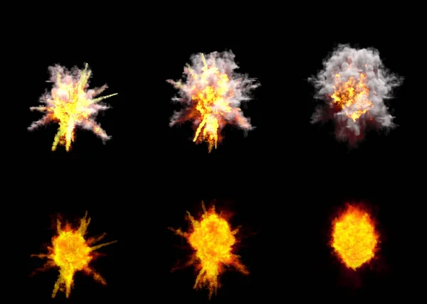 Fiery explosion sequence Stock Photos, Royalty Free Fiery explosion ...