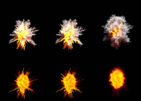Fiery explosion sequence Stock Photos, Royalty Free Fiery explosion ...