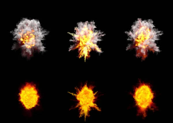 Fiery explosion sequence Stock Photos, Royalty Free Fiery explosion ...