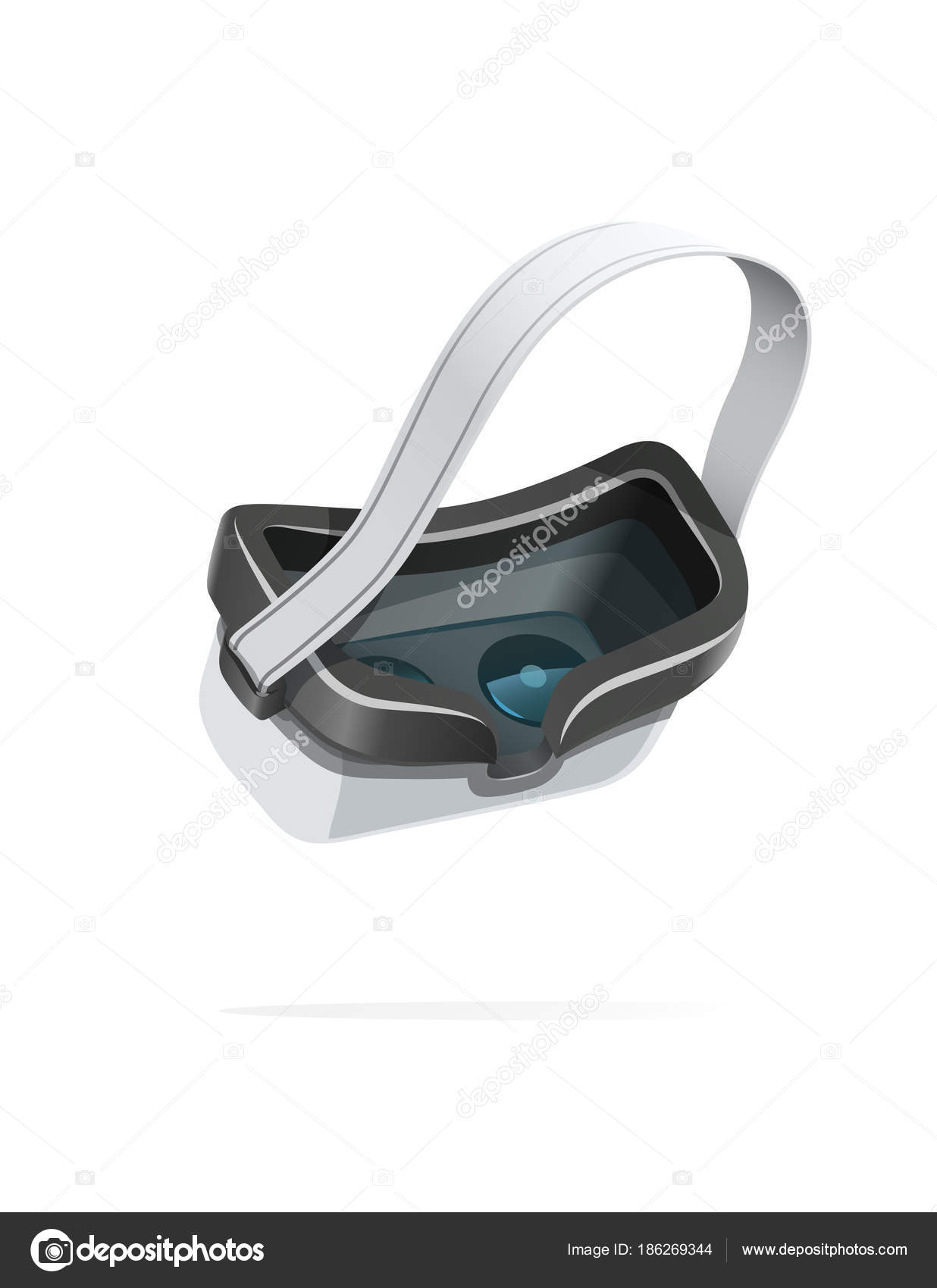 Digital glasses for 3d modeling virtual reality Stock Vector Image by ...