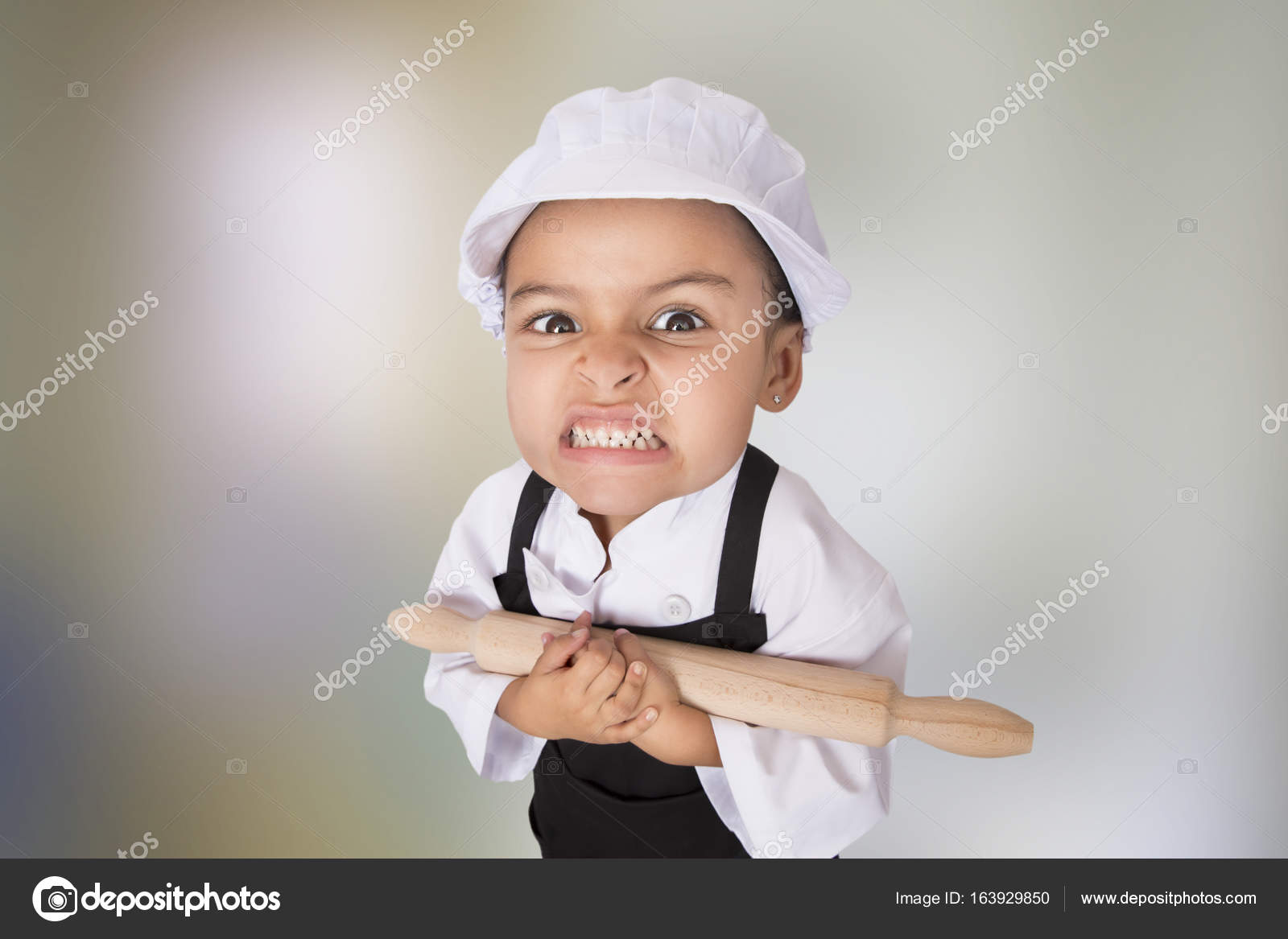 Funny angry chef Stock Photo by ©erllre 163929850
