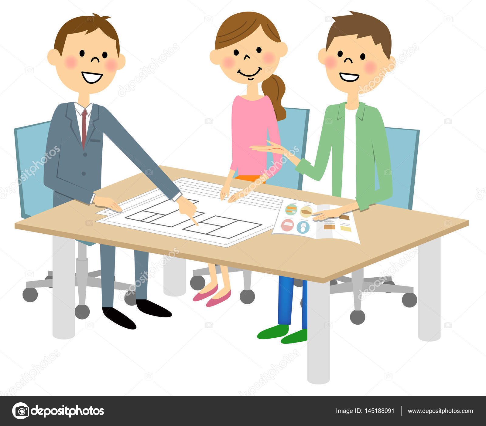 Agree in advance with a customer Stock Vector Image by ©studiolaut ...