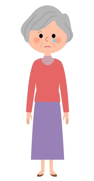 12,600,987 ilustraciones de stock de Mujer edad llorando | Depositphotos