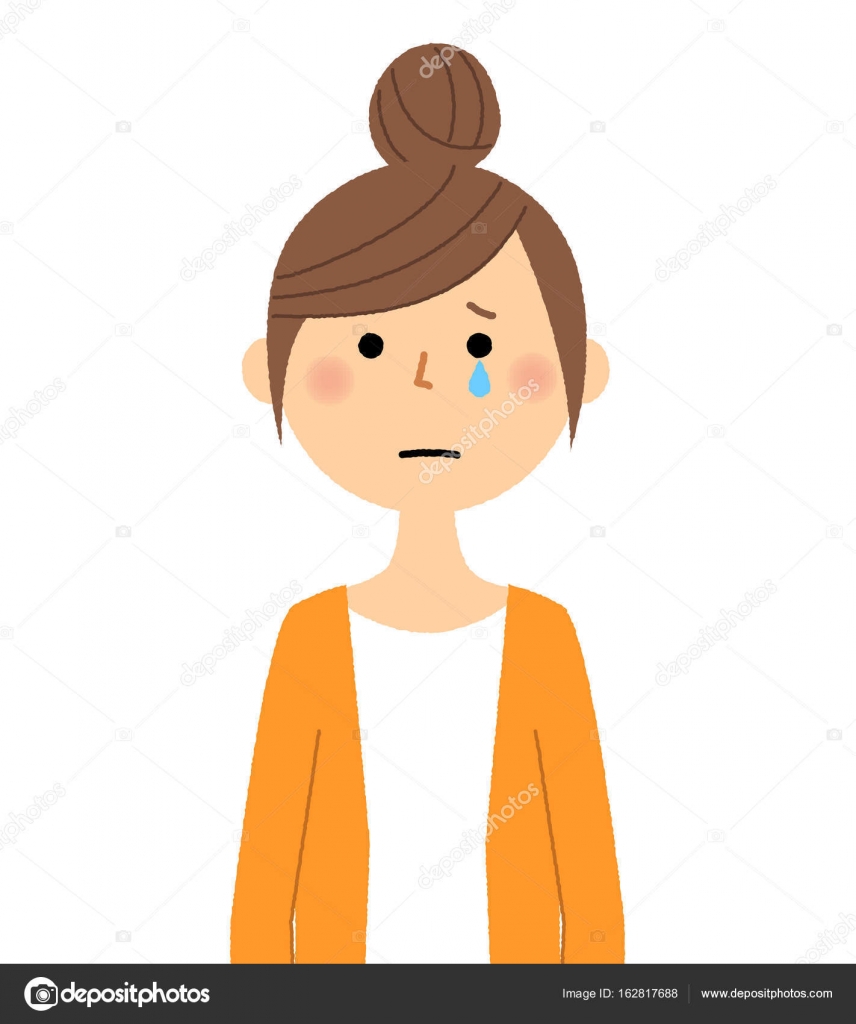 Joven, mamá, llora Vector de stock por ©studiolaut 162817688