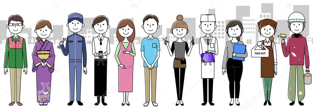 Part time job Vector Art Stock Images | Depositphotos