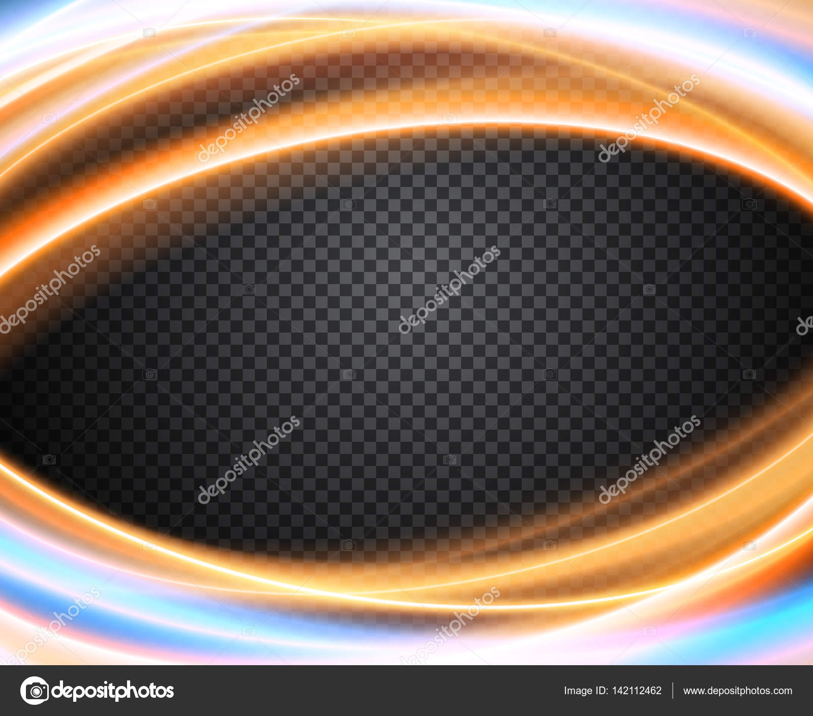 Vector light effect on checkered background Stock Vector by ©Astartu ...