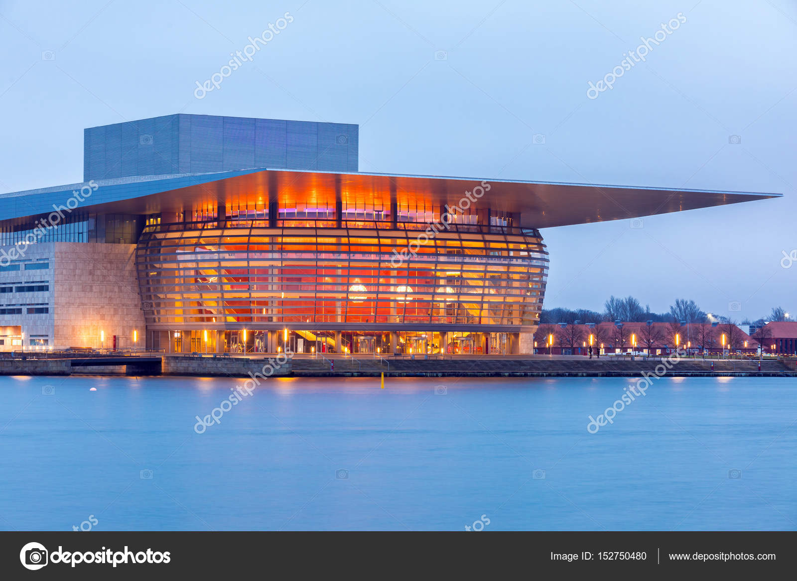 Copenhagen Opera House Night