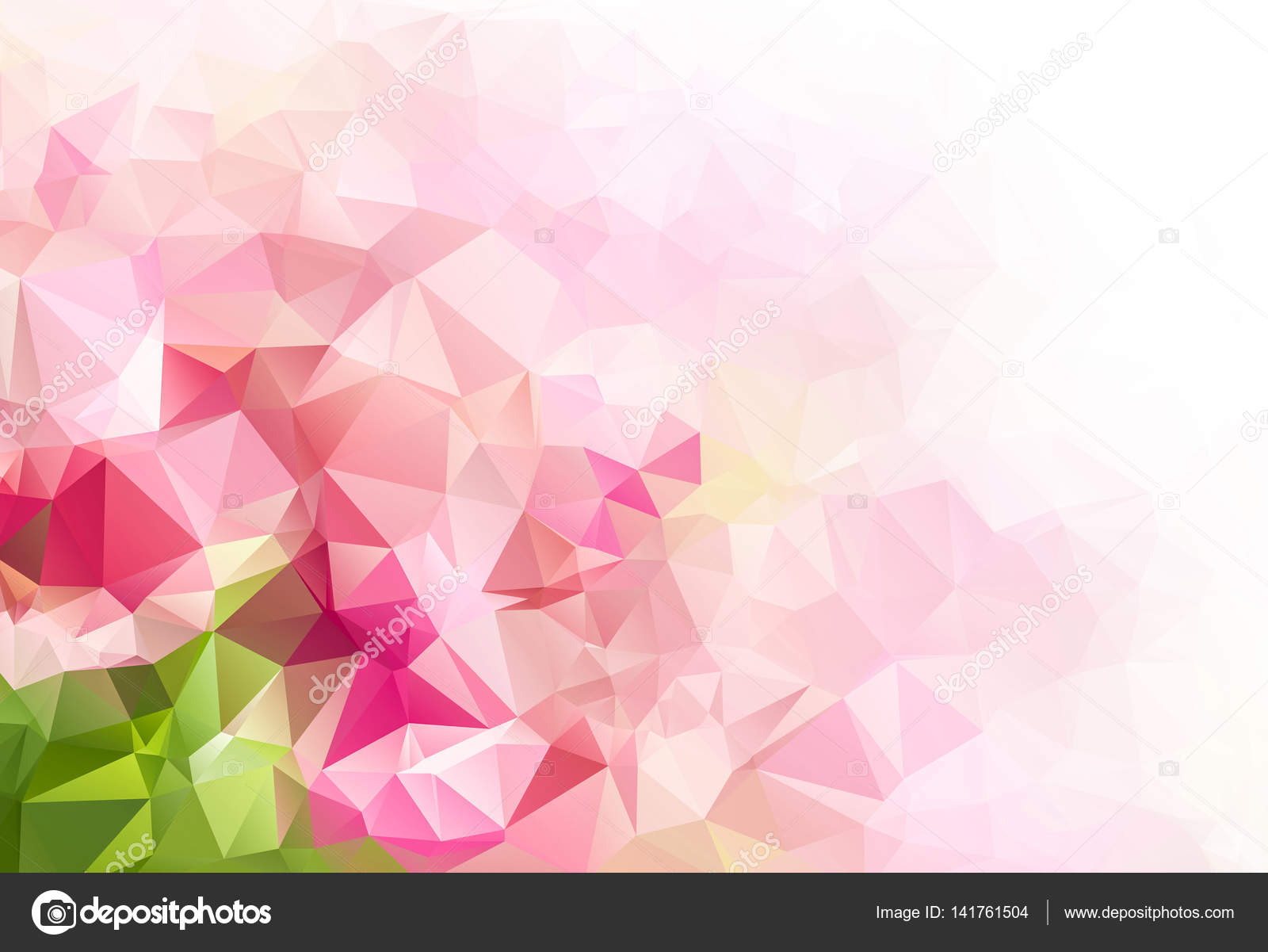 Pink green Geometric abstract colorful low poly background. — Stock ... Pink green Geometric abstract colorful low poly background. — Stock ...