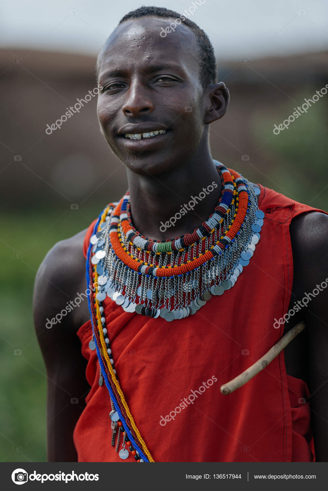 African Warrior Man