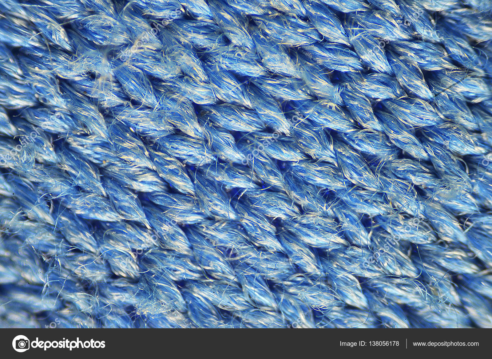 The Microscopic World. Microfiber fabric under the microscope. — Stock ...