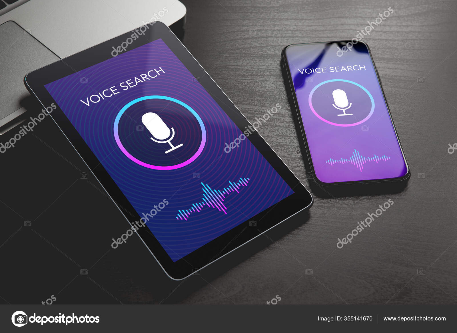 Voice search technology, speech detect and sound recognition deep ...